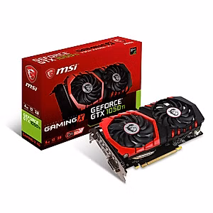 MSI GeForce GTX 1050 Ti Gaming graphics card with Twin Frozr VI cooling system
