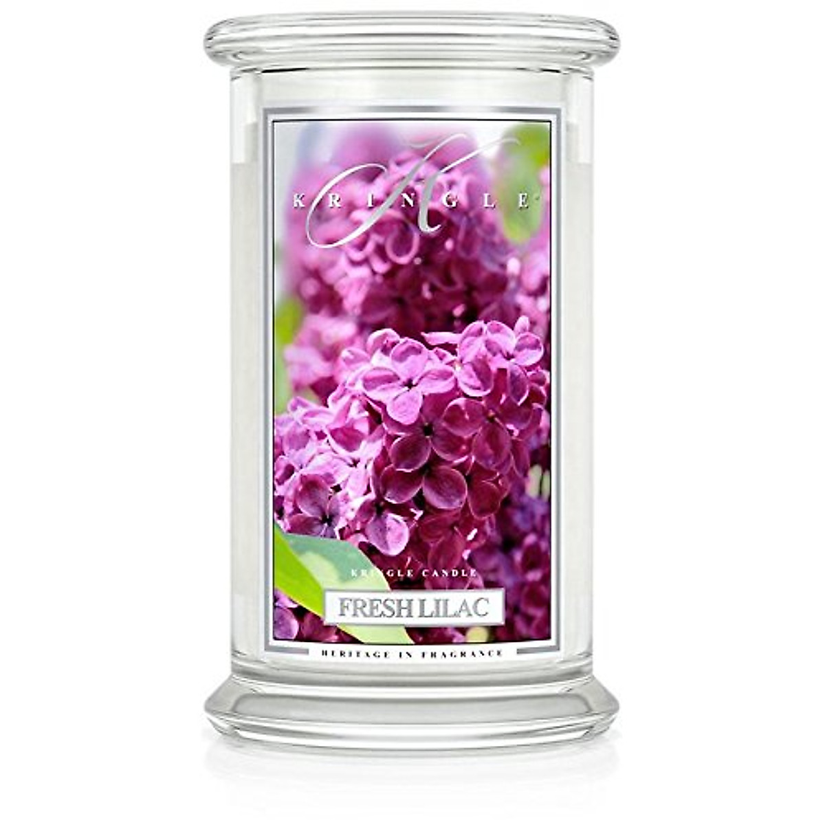 Kringle Candle Fresh Lilac | Large 2-Wick Classic Jar (22oz)