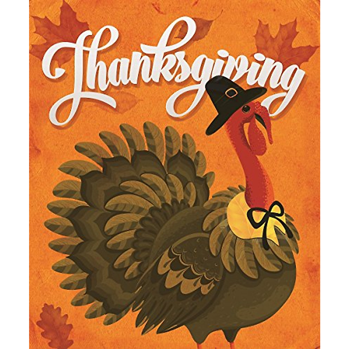 Thanksgiving Turkey Fleece Throw Blanket 50" x 60"