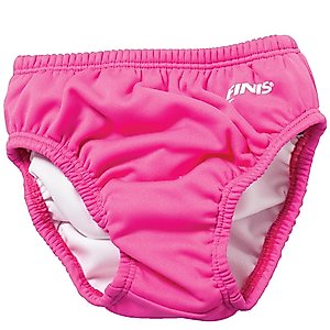 FINIS Reusable Swim Diaper for Babies, Medium, UPF 50+ for UV Protection, Polyester, Disposable Alternative