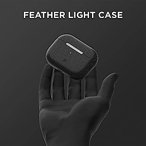 Foam Masters Genuine Carbon Fiber (Matte) Case for AirPods Pro 2nd Gen - Extreme Slim - Ultra Protection