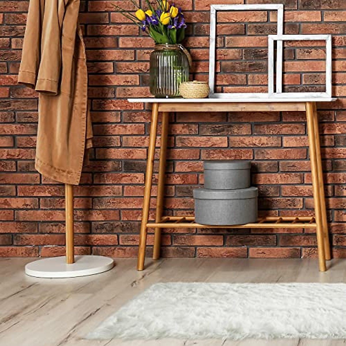 Juvale Soft Faux Sheepskin Fur Throw Rug, 2x6 Feet Shaggy Non-Slip Mat Runner (White)