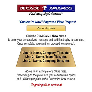 Decade Awards BBQ Smoker Trophy - 6 Inch Tall | Engraved Smoker Grill Award | Pitmaster Prize - Customize Now