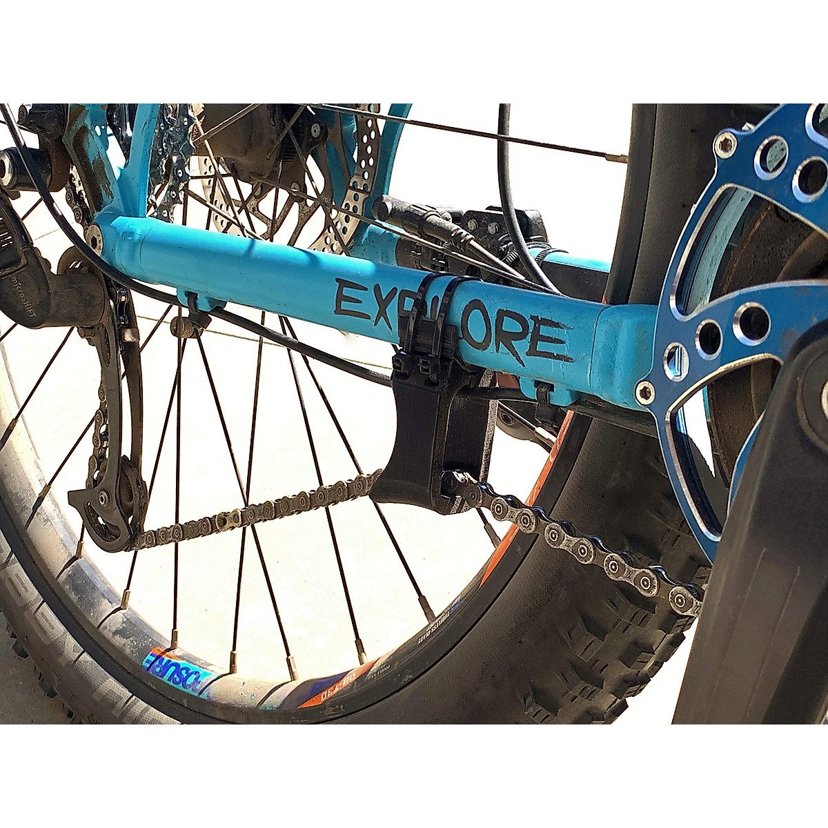 Chain Guide Model 2 for Mountiain Bike Chain Drops 1x 2X 3X Drive Chains Mountain Bike Tensioner Custom Design