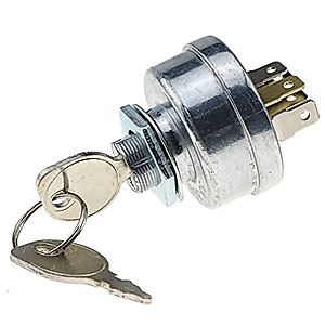 DVPARTS Starter Switch Ignition Key Switch 925-1396A 725-1396 430-770 1686734Sm 1679006Sm for MTD Troy-Bilt Cub Cadet Ryobi White Outdoor Huskee Ranch King Wizard Lawn Chief Statesman