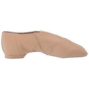 Bloch Women's Super Jazz Dance Shoe S0401L Ballet Flat, Tan, 7.5