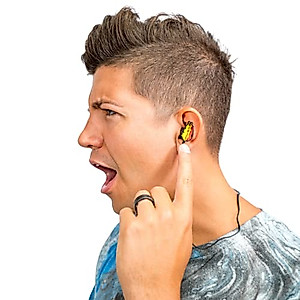 Preston Playz Fire Merch for Kids | Fire Earbuds in-Ear Bluetooth Headphones with Microphone | Hi-Res Earphones Volume Control Ear Bud Tips Lightweight