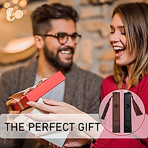 CRASPIRE Wood Bookmark 2 Colors Sun & Moon Engraved Book Mark Gifts Tree of Life Bookmarks with Tassel Pendant for Book Lovers Teacher Students