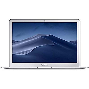 Apple 13' MacBook Air, 1.8GHz Intel Core i5 Dual Core Processor, 8GB RAM, 256GB SSD, Mac OS, Silver, MQD42LL/A (Renewed)