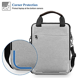 SITHON Laptop Shoulder Bag for 13.6-inch MacBook Air M3/A3113 M2/A2681 2024-2022, MacBook Pro 14 A2992 A2918 A2779 A2442, MacBook Pro/Air 13, Water-Resistant Cross-Body Commuter Carrying Bag