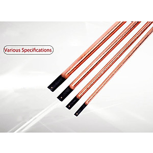 Surprecision Arc-air Gouging Carbon Rods 0.16" x 13.98", Round Gouging Electrodes Diameter 4mm, Length 355mm(Package: 10pcs)