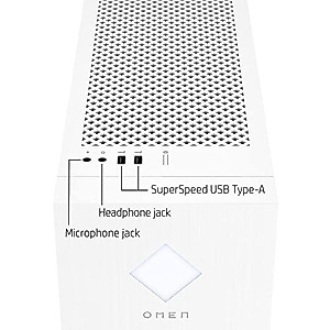 HP OMEN 25L Gaming & Entertainment Desktop PC (AMD Ryzen 5 5600G 6-Core, 32GB RAM, 2TB PCIe SSD + 6TB HDD (3.5), GeForce GTX 1660 Super, WiFi, Bluetooth, HDMI, Win 11 Home) Refurbished (Renewed)
