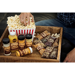 Amish Country Popcorn | 8-4 oz Bags | Air Pop Variety Sampler | Popcorn Kernels and Variety Topping Bundle | Old Fashioned, Non-GMO and Gluten Free