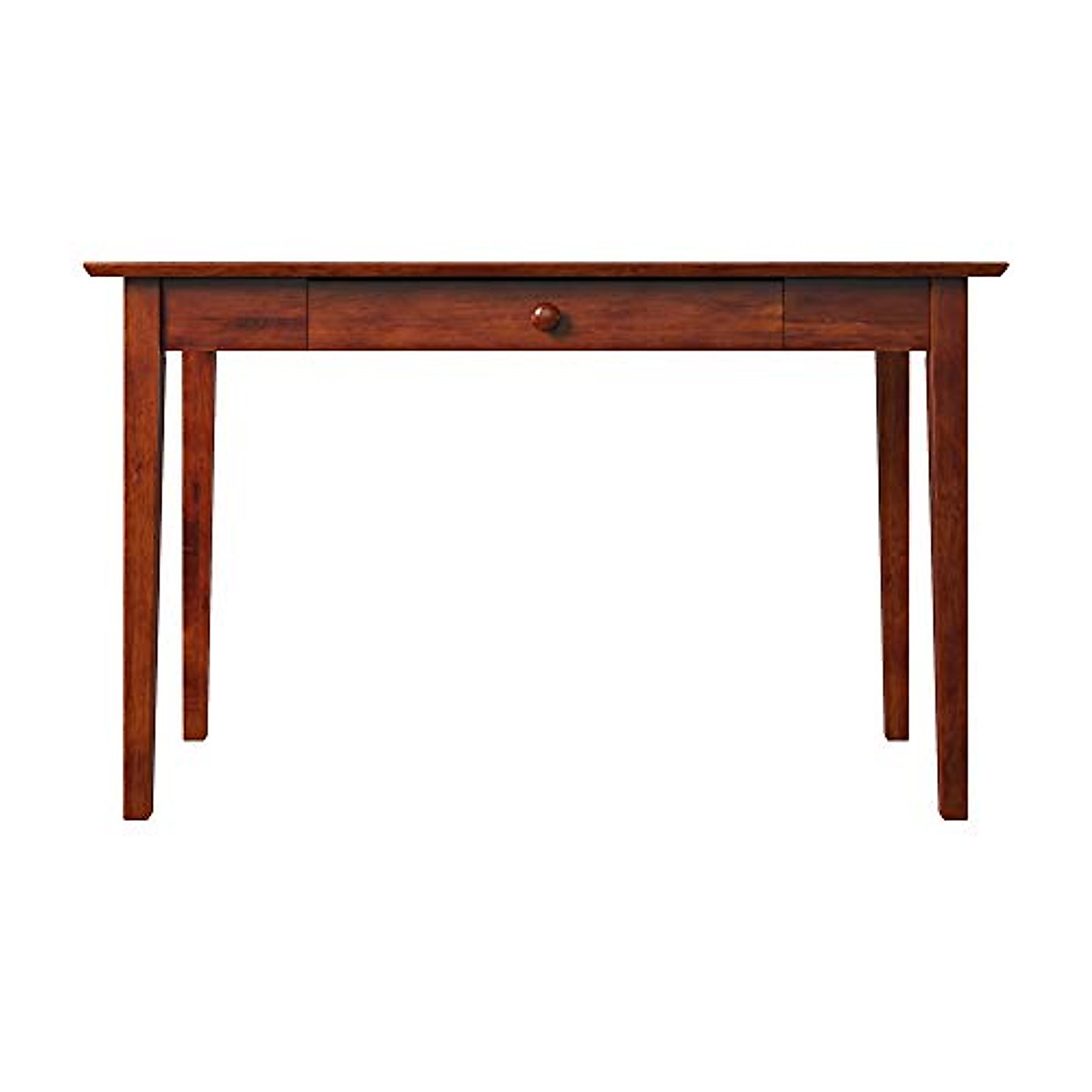 AFI, AH12114, Shaker Desk with Drawer and Charging Station, Walnut