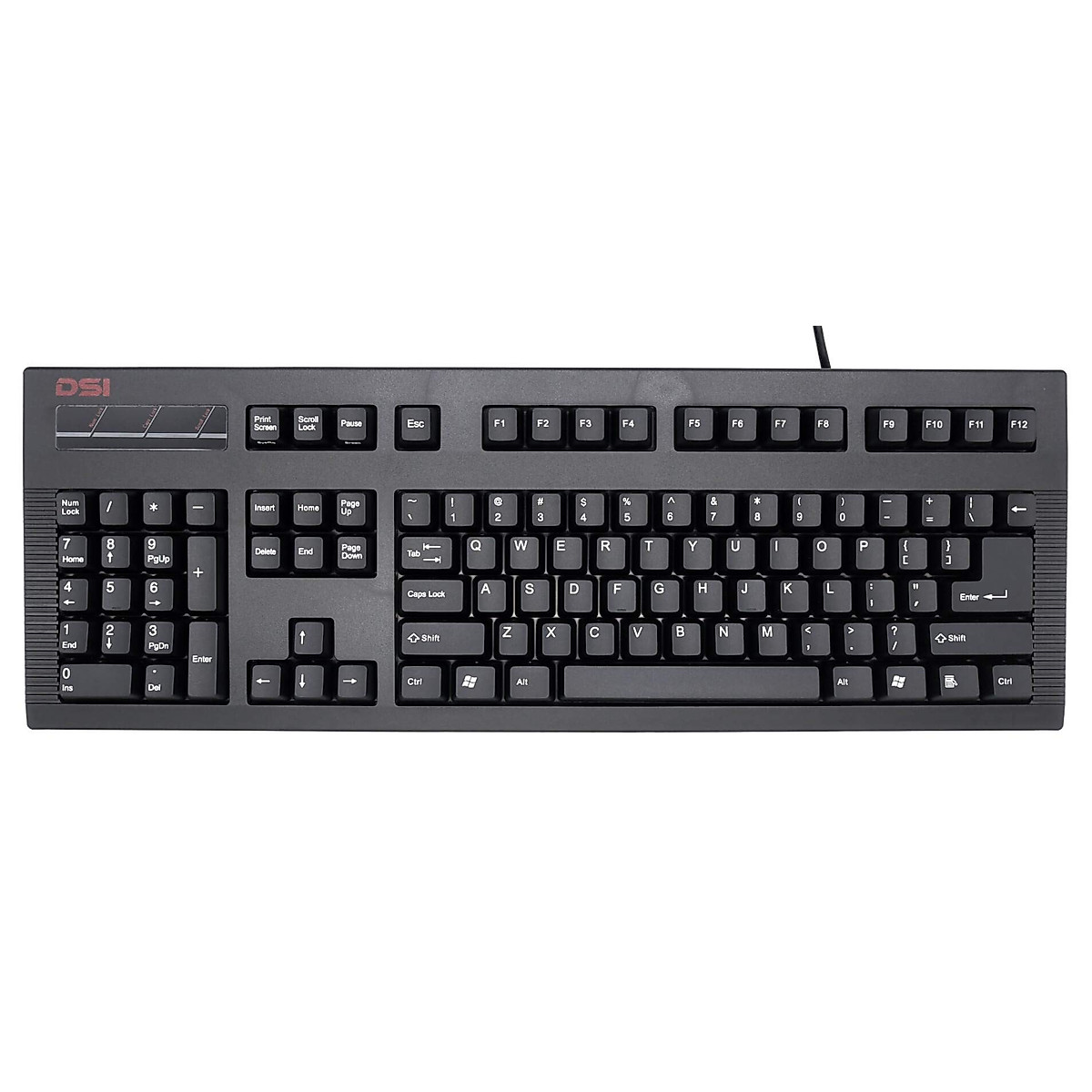 DSI Left Handed Mechanical Keyboard Cherry MX Red KB-DCK-LH104-V2