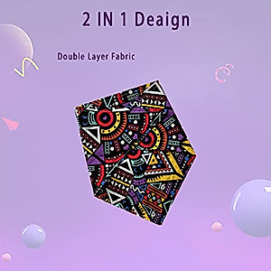 Dog Bandanas for Boy Girl 4PCS Set, Reversible Printing Pet Scarf Cooling Summer Bib Adjustable Accessories Matching Puppy Small Medium Large Dogs Owner Mom