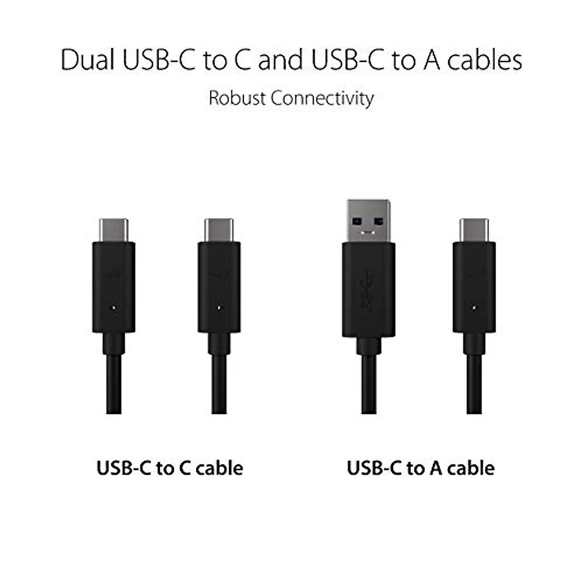 ASUS ROG STRIX Arion Aluminum Alloy M.2 NVMe SSD External Portable Enclosure Case Adapter, USB 3.2 Gen 2 Type-C (10 Gbps), USB-C to C and USB-C to A Cables, Fits PCIe 2280/2260/2242/2230 M Key/B+M Key