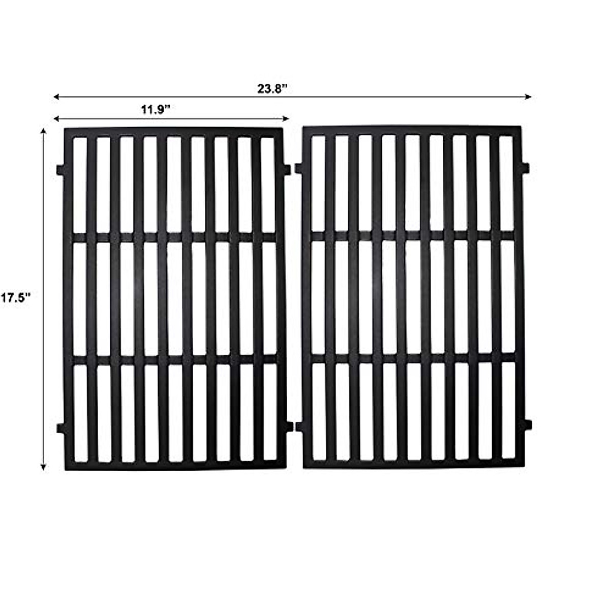 Cast Iron Grates 7527 65906 7525 7526 7639 7638 for Weber Spirit E-310 E-320 S-310 300 series Spirit II E-310 SP320 Spirit 700 Genesis Silver B/C, Genesis Gold B/C 46510001 47510001 45010001 49010001