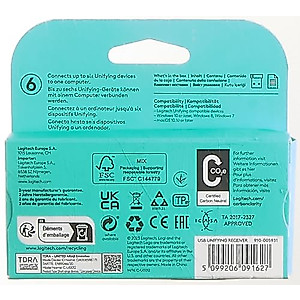 Logitech USB Unifying Receiver - Black