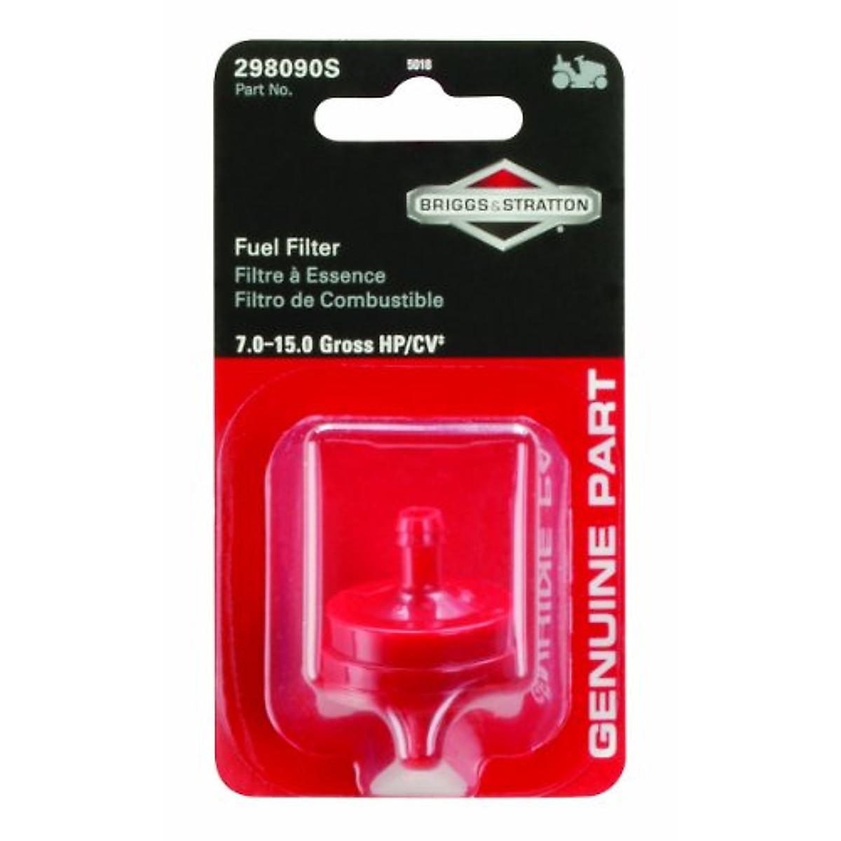 Briggs & Stratton Fuel Filter, Model Number 5018H