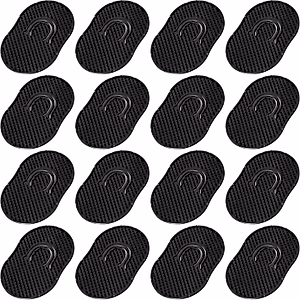 24 Packs Pocket Palm Combs for Men Women Soft Pocket Brush Portable Shampoo Pocket Combs (Black)