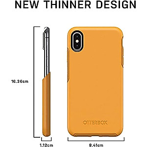 OtterBox Symmetry Series Case for iPhone Xs Max with GLIDIC Wireless Bluetooth Earbuds Sweatproof Pro Stereo Headphones - Non Retail - Black