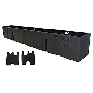 DU-HA Behind-the-Seat Storage Fits 07-17 Chevrolet/GMC Silverado/Sierra Regular Cab, Black, Part #10058