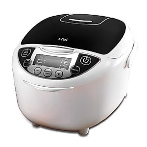T-fal RK705851 10-In-1 Rice and Multicooker with 10 Automatic Functions and Delayed Timer, 10-Cup, White