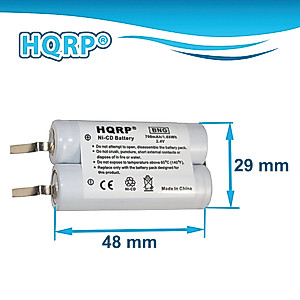 HQRP Battery Compatible with Philips Norelco 7737X 7745X 7775X 7825XL 7845XL 7864XL Razor/Shaver Plus Screwdriver