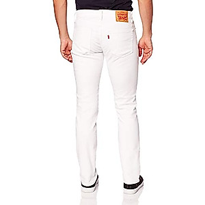 Levi's Men's 511 Slim Fit Jeans (Regular and Big & Tall), Castilleja White-Advanced Stretch, 33W x 32L