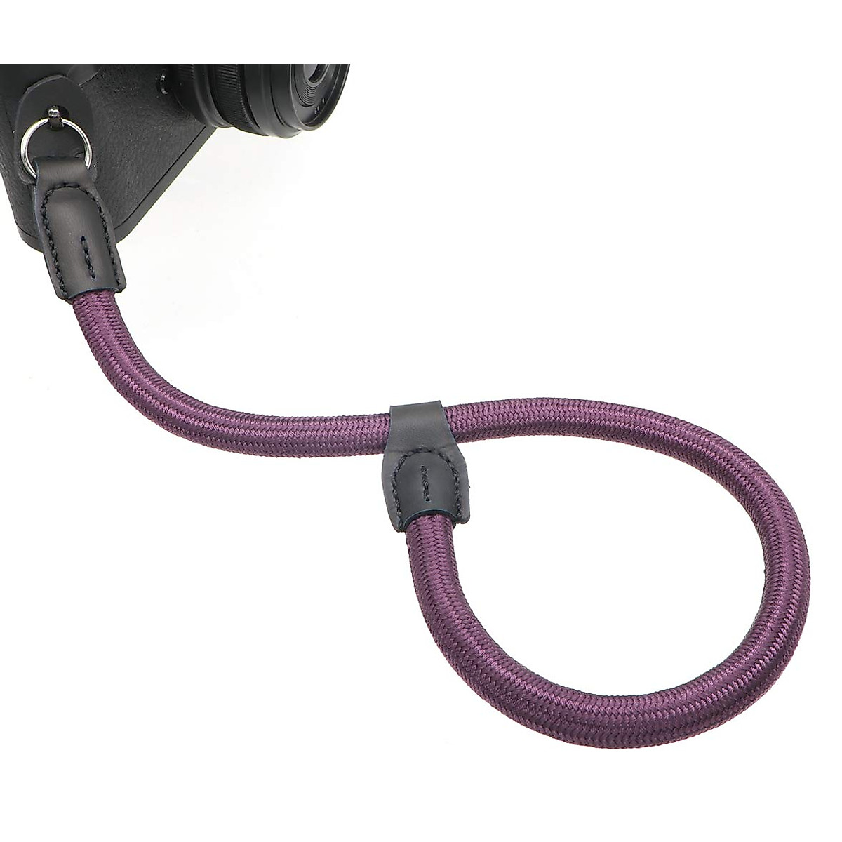 HITHUT Quick Release Camera Hand Strap Wrist Strap for SLR DSLR Digital Mirrorless Cameras Adjustable Purple