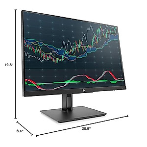 HP Z24n G2 24 inches LED LCD Monitor - 16:10-5 ms GTG (Renewed)