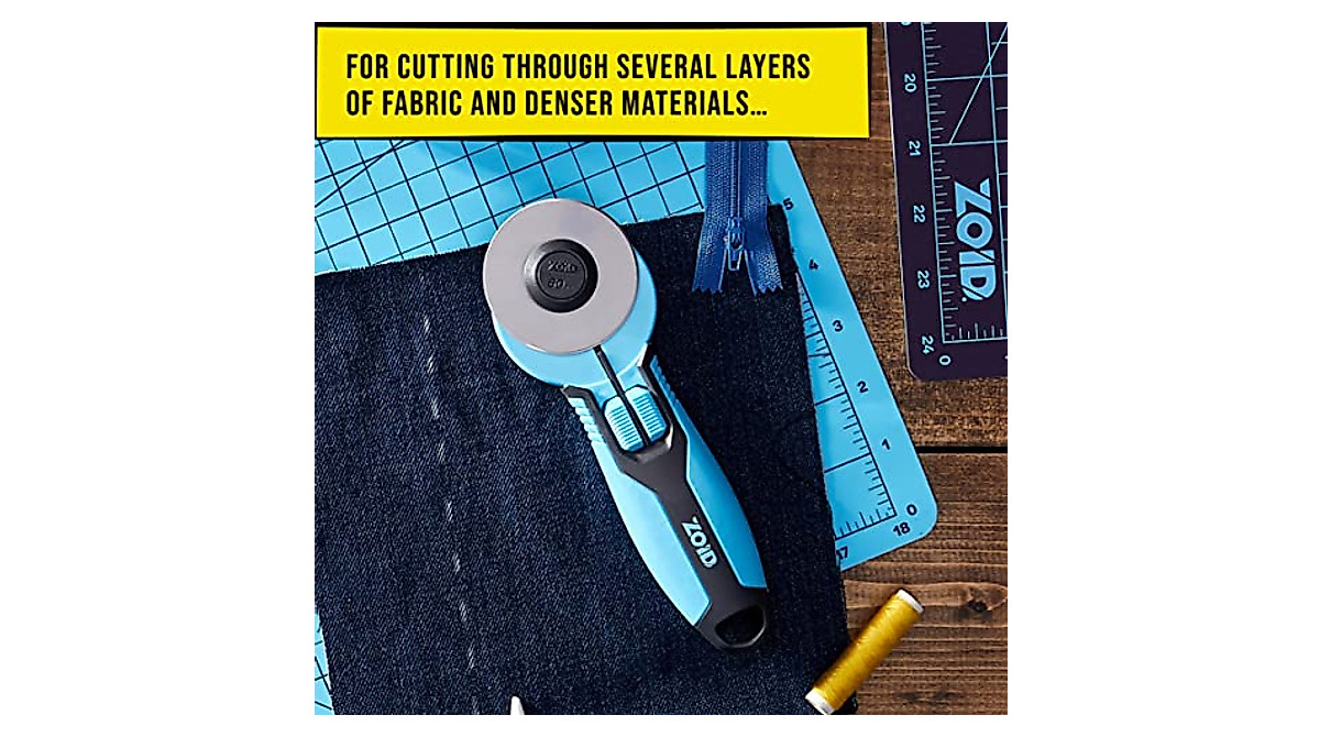Zoid 60mm Rotary Cutter for Precise Fabric Cutting – Ergonomic & Versatile