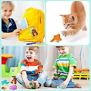 20 Pack Operation Christmas Plush Mini Dinosaur Stuffed Animal Bulk Dinosaur Party Favors Toys Dinosaur Plush Keychain Soft Dino Figures Assortment Cute Dino Plush, Goody Bags Filler for Boys Girls