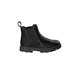 Native Shoes Kids Kensington Treklite Unisex Booties for Toddlers & Little Kids - Vegan, All-weather Rounder, Waterproof Chelsea-Style Shoes - Jiffy Black 10 Toddler M