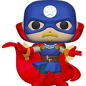 Funko Pop! Marvel: Infinity Warps - Soldier Supreme Glow in The Dark, Amazon Exclusive