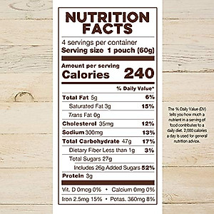 Udi's Gluten Free Blueberry Muffin Mug Cake Mix, 8.4 oz. 4 Count