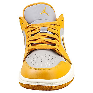 Nike AIR Jordan 1 Low Womens Fashion Trainers in Cement Grey Chutney Sail - 10.5 US