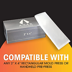 Agar Industries 120 Micron Rosin Press Filter Bags, 2 x 4.5 Inch (20 Pack) | 100% Nylon Press Bag | Pai With Pre Press or 2x4 Inch Press Machine | Double Stitched Screen, Zero Blowout