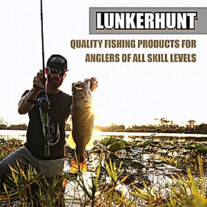 Lunkerhunt Phantom Spider Fishing Lure | Most Realistic Topwater Fishing Bait with Self-Righting Ballast for Natural Walking Action | Hollow Body Weedless Hooks for Bass Fishing (Dock)