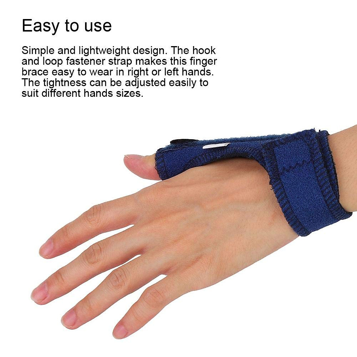 ZJchao Finger Splint, Mallet Finger Brace Adjustable Thumb Splint Support Finger Brace Thumb Splints for Children for Arthritis Pain, Sport Injuries (M)