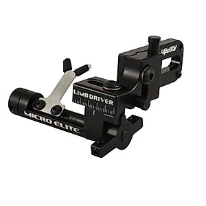 Vapor Trail Archery Arrow Rest Micro Elite, Right Hand, Black
