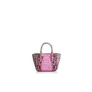 BRAHMIN Pink Cobra Ombre Melbourne Small Ashlee