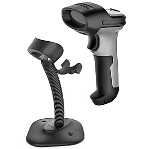 Inateck Barcode Scanner with Hands Free Adjustable Stand, Bundle Product, BCST-70 and BCST-S