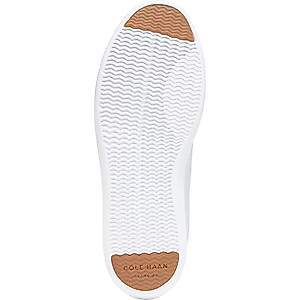 Cole Haan womens Grand Crosscourt Sneaker, Bright White Leather/Optic White, 9 US