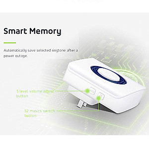 Caregiver Pager Wireless Motion Sensor Alert Room Bed Alarm and Fall Prevention for Elderly Dementia Patients (2 Receiver+3 Monitor Motion)