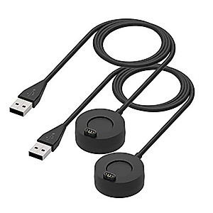 2-Pack Charger Compatible with Garmin Approach S62 Charger Cradle Dock Replacement Portable Charging Docking Station + USB Cable Cord