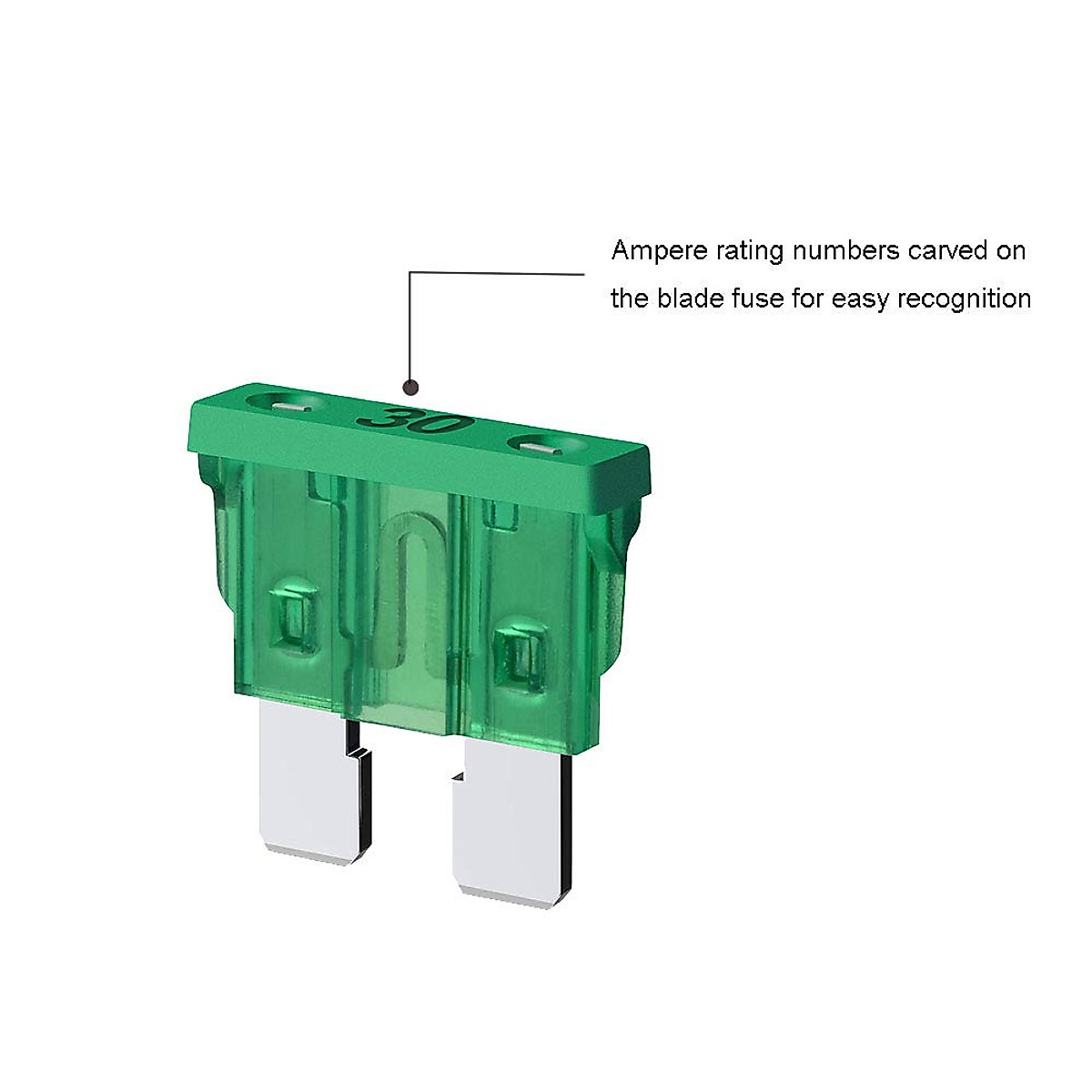 12 Gauge Fuse Holder ATC/ATO, SIM&NAT 5 Packs in-Line Automotive Blade Fuse Holder with 65PCS Standard Car Fuses, 1A 2A 3A 4A 5A 7.5A 10A 15A 20A 25A 30A 35A 40A Automotive Replacement Fuses
