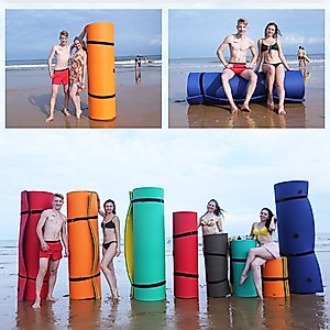 3 Pcs Floating Water Mat Straps, Floating Water Pad Straps Reusable Securing Straps for Storing Mats Up to 18 Feet Long or Shorter, Floating Mat Accessories, Storage Straps (Securing Straps)
