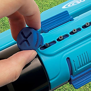 Aqua Joe SJI-TLS20 20-Nozzle Turbo Oscillation Sprinkler with Range, Width and Flow Control